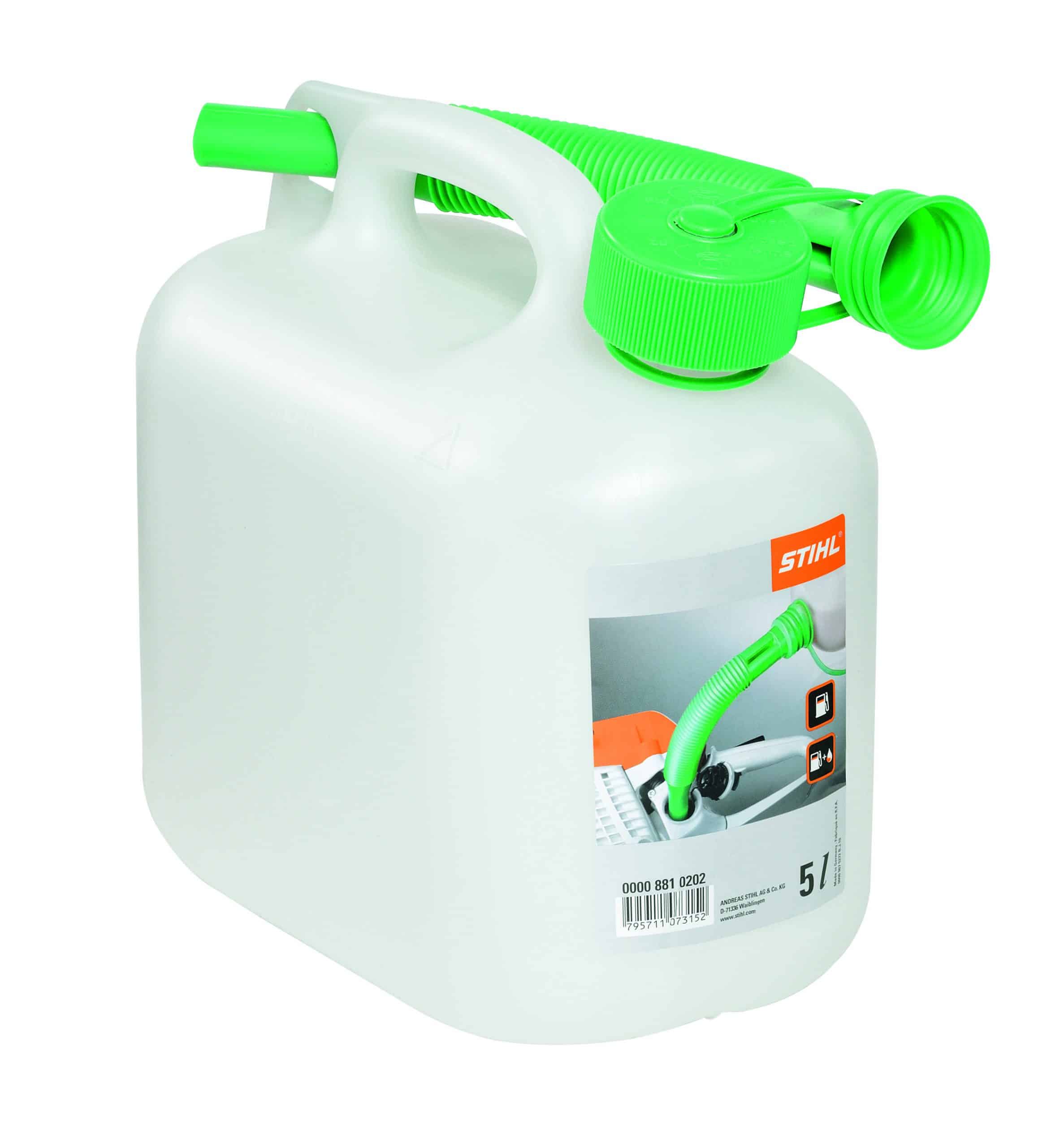 5 litre plastic fuel clear can – Groundserv