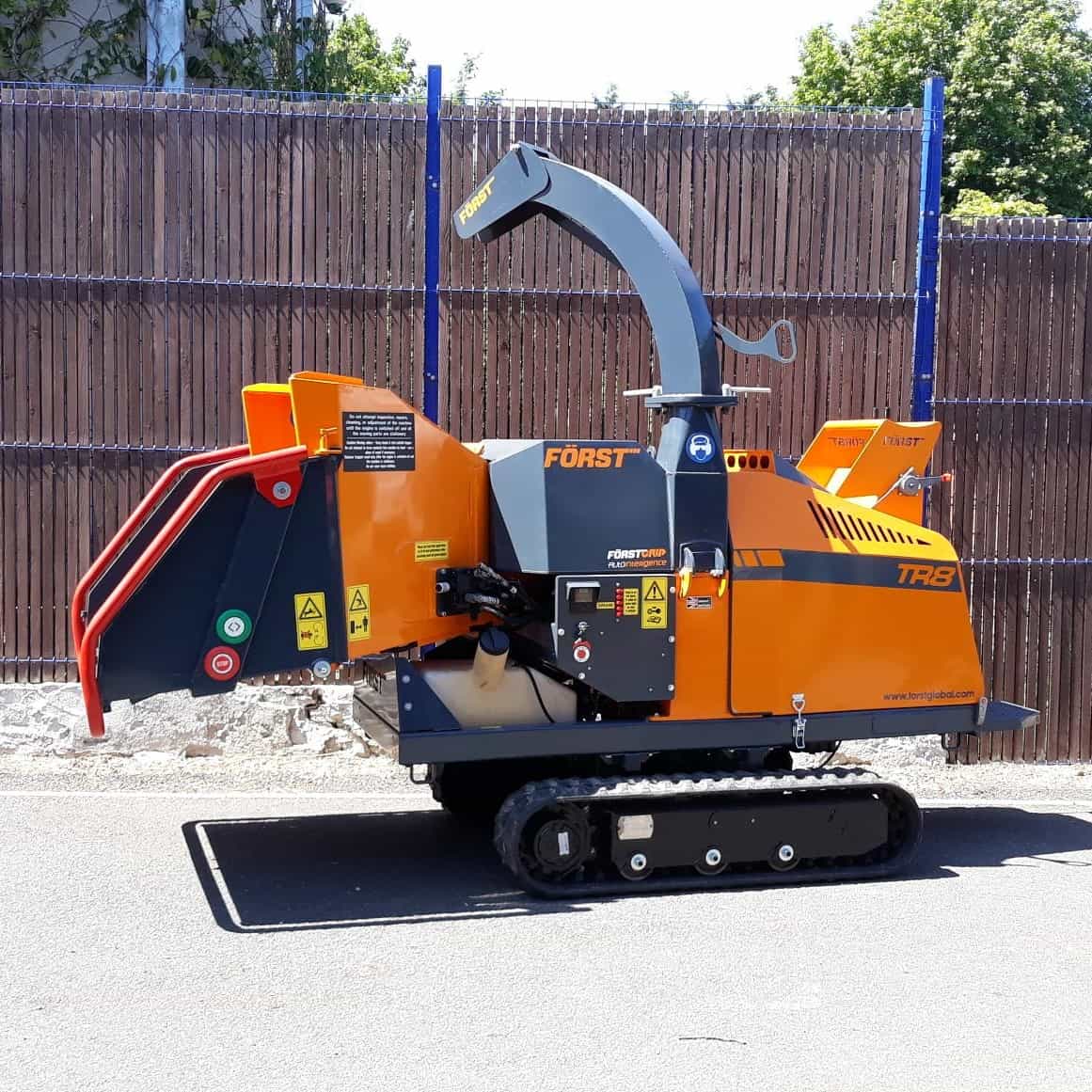 Forst TR8 Tracked wood chipper – Groundserv