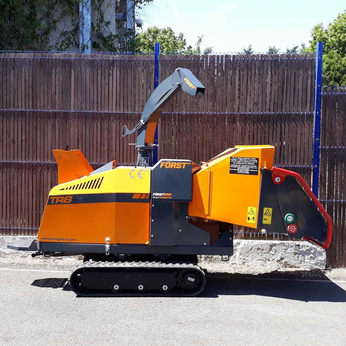 Forst TR8 Tracked wood chipper – Groundserv