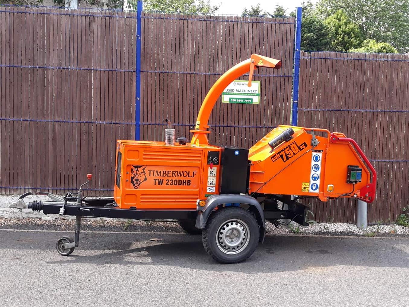 (SOLD)Timberwolf TW230DHB wood chipper – Groundserv
