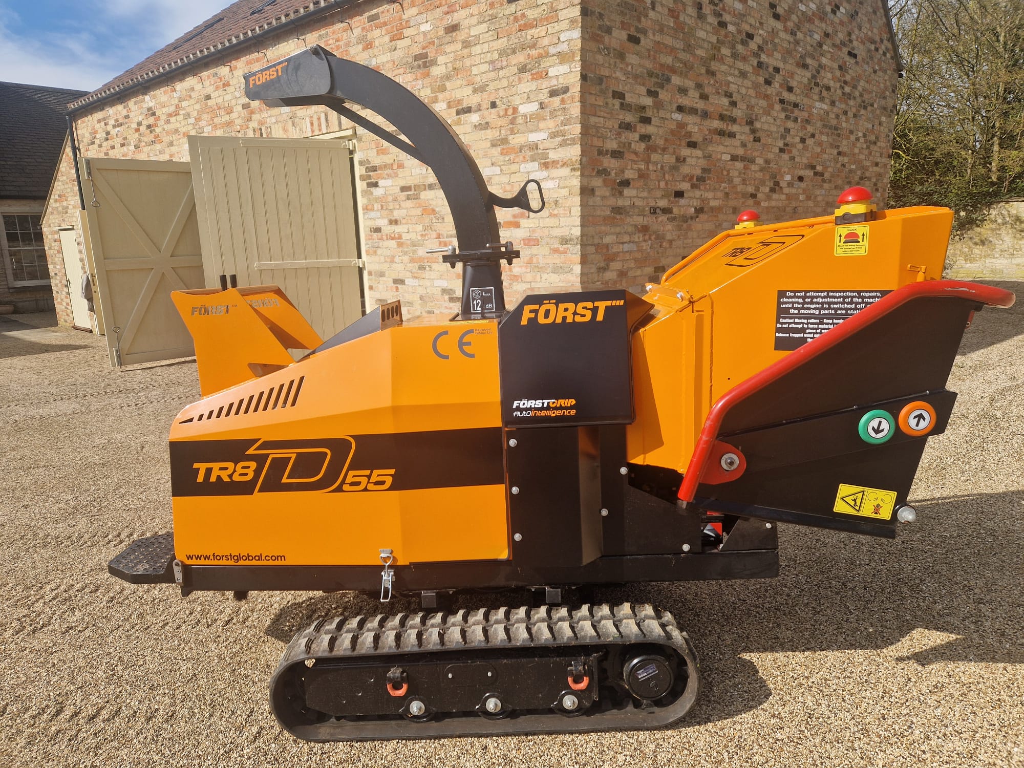 2023 Forst TR8 tracked wood chipper