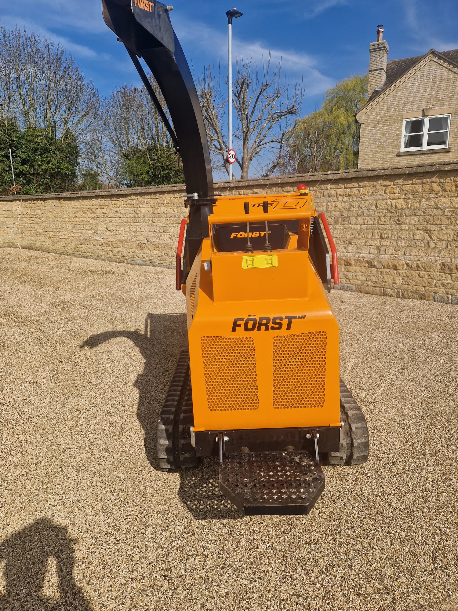 2023 Forst TR8 tracked wood chipper