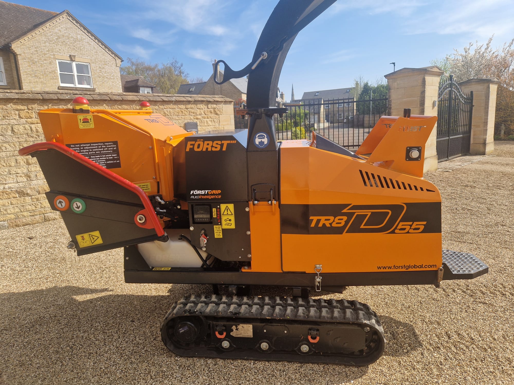 2023 Forst TR8 tracked wood chipper